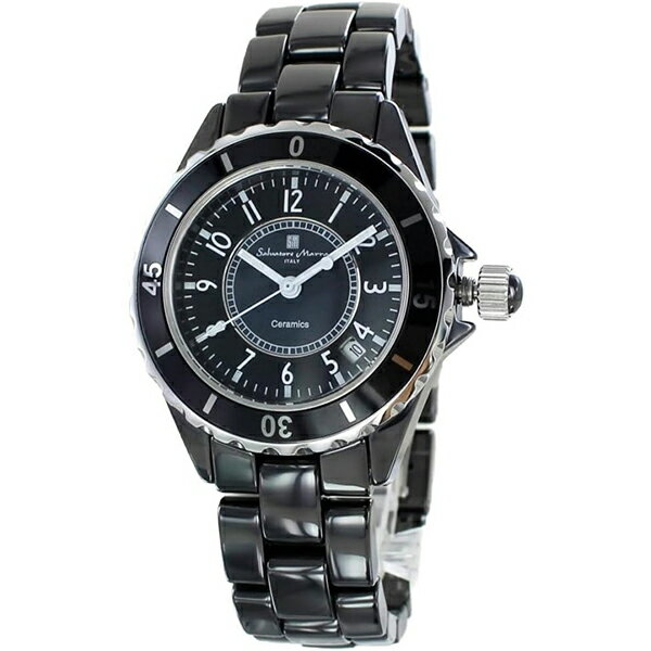 メーカー：Salvatore Marra サルバトーレマーラ製品名：SM23103-BKAJANコード：4560338474158ケースサイズ： 横×縦×厚み：約39mm×39mm×12mmムーブメント：クォーツバンド素材：セラミック防水：...