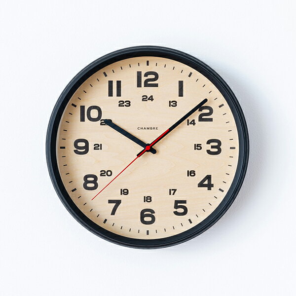 メーカー：INTERZERO インターゼロ CHAMBRE シャンブル製品名：CH-050BKJANコード：4580247173515素材：フレーム：オーク無垢材/文字盤：シナ材ムーブメント：SHENGBANG電波スイープ重量：900gサイ...