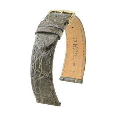 メーカー：HIRSCH Genuine Croco ヒルシュ製品名：01808030-2-20JANコード：050513260439バンドカラー：グレー長さ：Lサイズ 尾錠側：80mm（尾錠含まず） 剣先側：120mm厚さ　：ベルト取付側：...