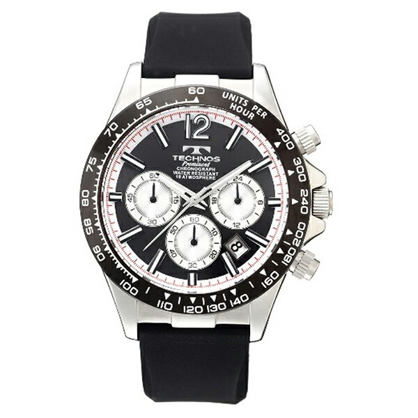 メーカー：TECHNOS テクノス製品名：TP0801TBJANコード：4589911879333防水：10気圧防水ケースサイズ（mm）：41mmバンド素材：シリコンバンドケース素材：ステンレス機能 付加仕様：仕様：クロノグラフ 3針 カラ...