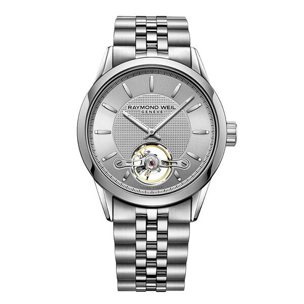 メーカー：RAYMOND WEIL レイモンド ウェイル製品名：2780-ST-65001キャリバー：自動巻き（RW1212）ケースサイズ：42mm 厚さ: 10.6mmケース素材：ステンレススティール防水：100m/10気圧防水ガラス：サ...