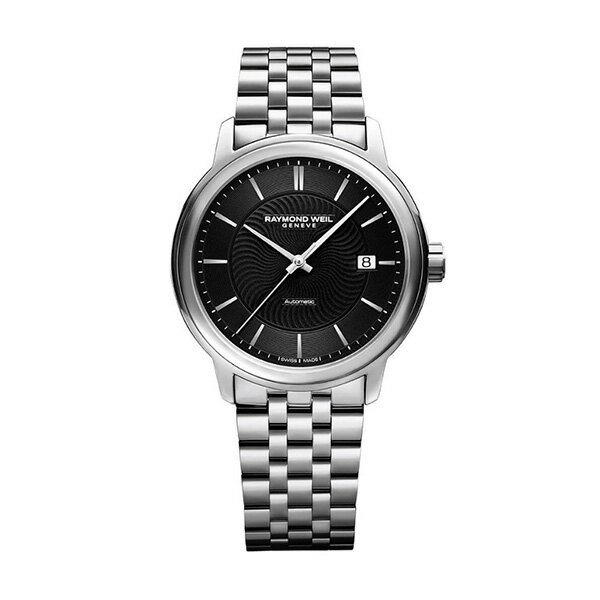 メーカー：RAYMOND WEIL レイモンド ウェイル製品名：2237-ST-20001キャリバー：自動巻き（RW4200）ケースサイズ：39.5mm 厚さ: 9.2mmケース素材：ステンレススティール防水：50m/5気圧防水ガラス：サフ...