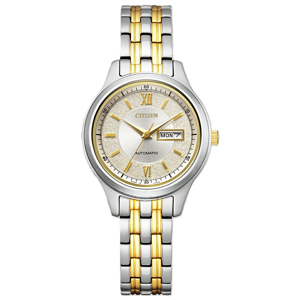 メーカー：CITIZEN COLLECTION シチズンコレクション製品名：PD7154-61PJANコード：4974375531345ケース/サイズ：ステンレス/横幅29.0mm 厚み10.6mmムーブメント：機械式(自動巻き＋手巻き)バ...