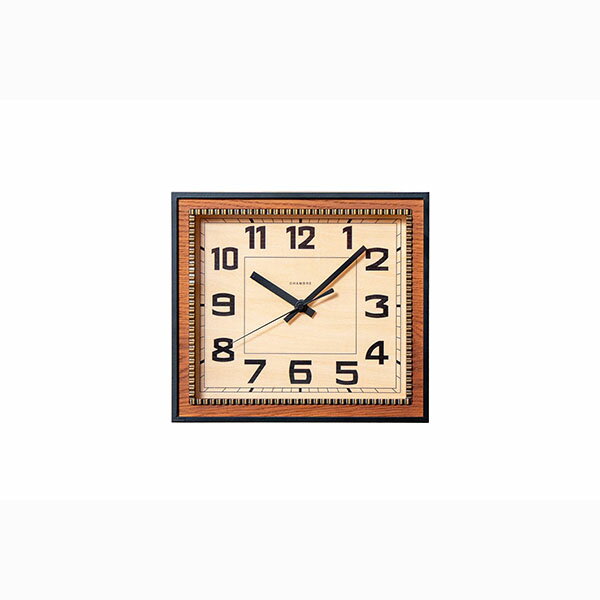 メーカー：INTERZERO インターゼロ CHAMBRE シャンブル製品名：CH-053CBSJANコード：4580247175113素材：フレーム：MDF・オーク突板・真鍮 / 文字盤：シナ材 / 風防：アクリルムーブメント：RHYTH...