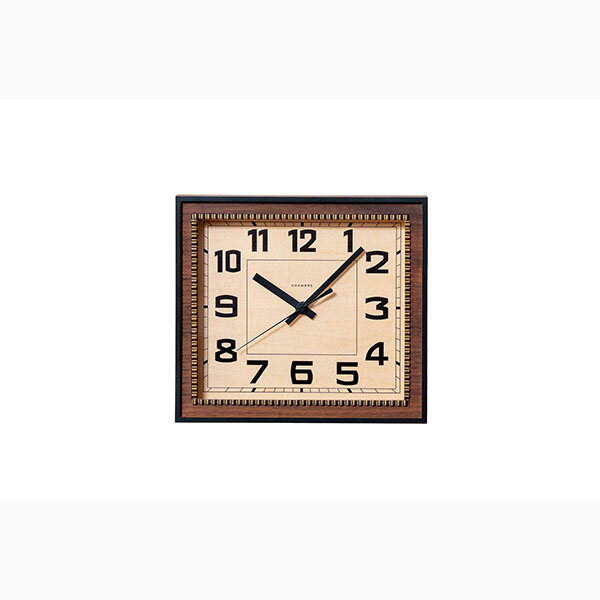 メーカー：INTERZERO インターゼロ CHAMBRE シャンブル製品名：CH-053WNSJANコード：4580247175106素材：フレーム：MDF・ウォルナット突板・真鍮 / 文字盤：シナ材 / 風防：アクリルムーブメント：RH...