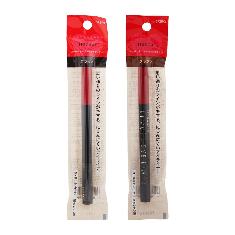 JAN 4901872067961 JAN 4901872067978 【商品説明】 繊細ラインも、くっきりラインも、自在に描けるリキッドライナーです。落ちにくく、にじみにくい。涙や油分に強.いのに、通常のクレンジングや洗顔料で落とせます。...