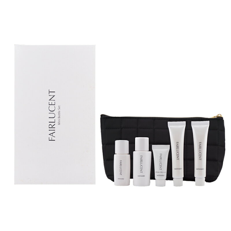 【医薬部外品】 JAN 4549051650124 透き通るような輝きに満ちあふれる美しさ 【商品名/内容物】 MENARD メナード フェアルーセント ミニボトルセット 美容液 パック 日焼け止め 【内容量】 フェアルーセント　クリアロー...