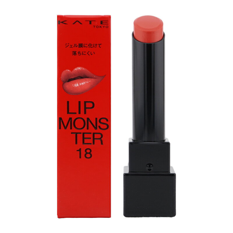 JAN 4973167049846 落ちにくさも美発色もよくばりたい　落ちにくい口紅 【商品名/内容物】 KATE ケイト リップモンスター 18 とろけ落ちる蜜桃 3g 【使用方法】 ●口紅は出しすぎると折れることがあります。5mmほど繰...