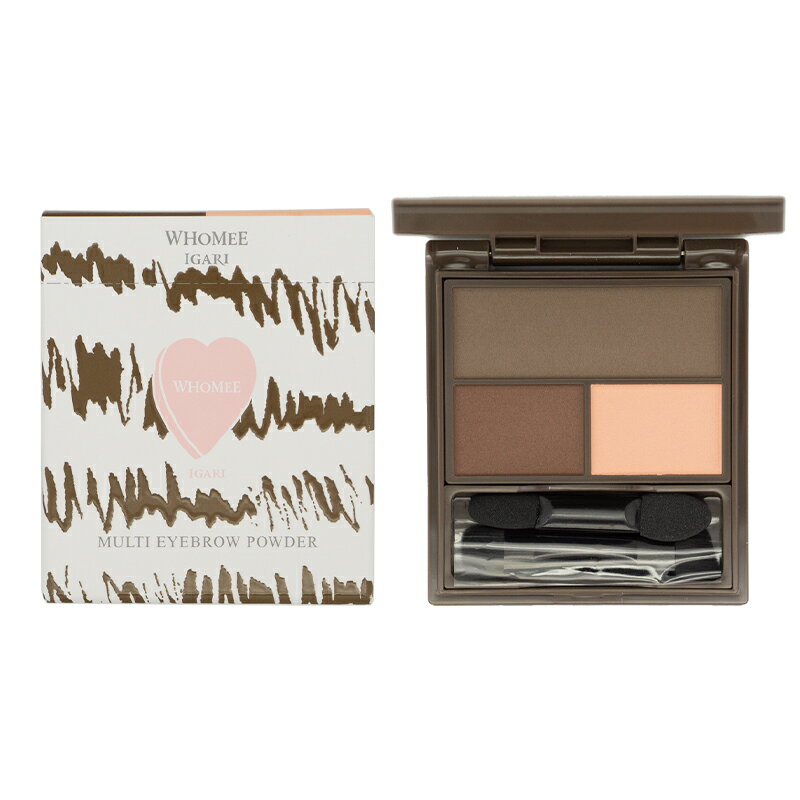 JAN 4571511774439 【商品情報】 ヘアメイクアップアーティスト イガリシノブさんプロデュースのブランド「WHOMEE（フーミー）」。 赤みニュアンスのブラウンと眉毛の立体感※・色気を盛り込みレッドがセットになったパレット ※...