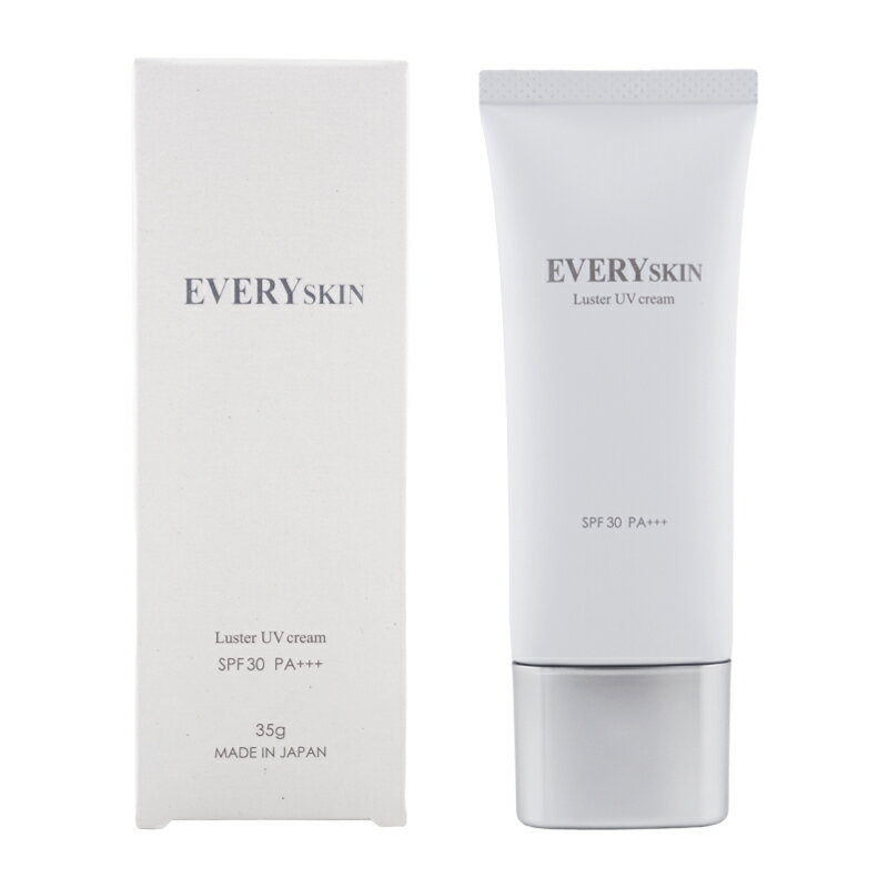 JAN 4582509740749 バリア機能をサポートしながら UV ケア＆ブルーライトケア 【商品名/内容物】 EVERYSKIN エブリースキン ラスターUVクリーム 日焼け止め 35g 【使用方法】 スキンケア後、適量(パール大2個...