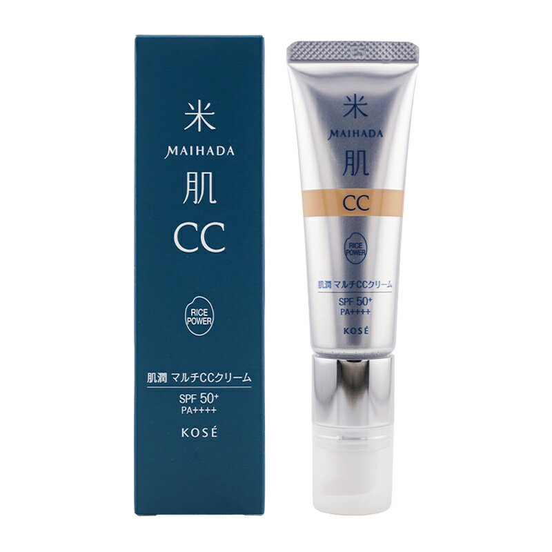 JAN 4971710557466 1本10機能のハイスペックオールインワンCCクリーム 【商品名/内容物】 MAIHADA 米肌 肌潤 マルチCCクリーム SPF50+ PA++++ 本体 01 ベージュ 30ml 【使用方法】 1.手の...