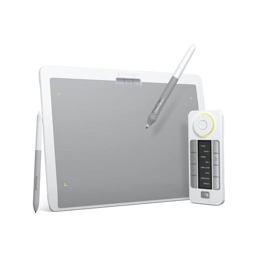 3D モデリング 【ミニマムでエレガントなデザイン】Xencelabs ペンタブレット Medium バンドル SE はより軽快なワークスペースを求めるクリエイターのために、ネビュラホワイトを採用しています。これにより、アーティストが自分の...