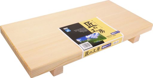 サイズ:約48X24X高さ6cm 材質:天然木(スプルース材) 原産国:日本 刃あたりが柔らかく包丁の刃を傷めにくい
