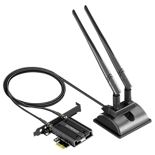 Intel 7265コントローラー搭載、Wi-Fi 5 (IEEE 802.11ac) &amp; Bluetooth 4.2搭載。ATXおよびスリムPCケース用のレギュラーおよびロープロファイルブラケットが付属しています。 Wi-Fi 5...