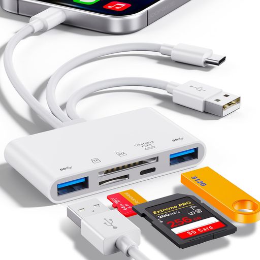 Plug and Play: JOOPSHEE のメモリーカードリーダーは、各種のインターフェースを持ち、Wi-Fi、ネットワークまたは DRIVERS を必要としません。super easy to use です。USB/USB C(Typ...