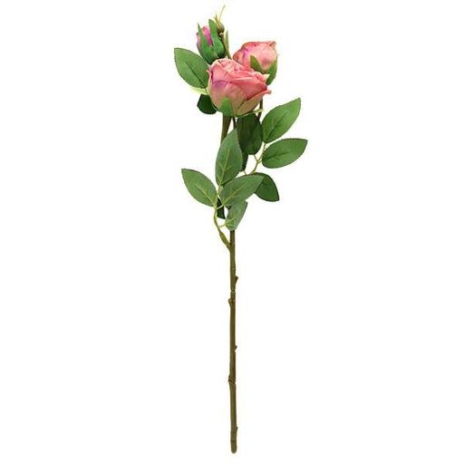 全長約44cm 花径2~6cm ミディアムローズスプレー ポリエステル ポリエチレン ワイヤー 造花