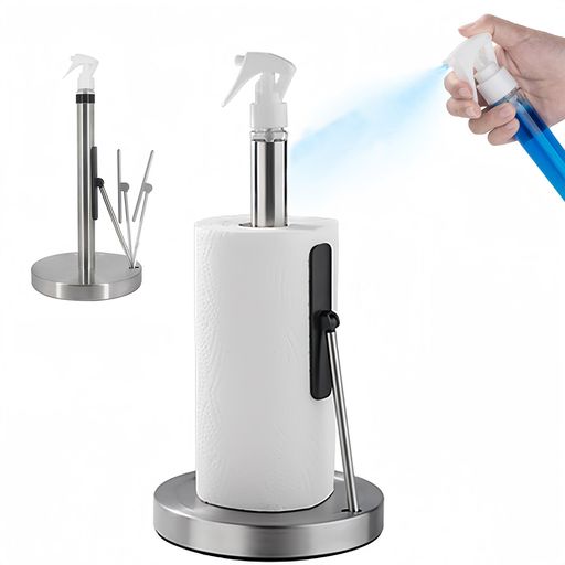 【デザイン性の高いキッチン雑貨】単なるホルダーとは言わせない。見た目や質感・素材にこだわったペーパーホルダー。 【ステンレス素材】ステンレスを採用することにより、キズが付きにくくサビにもなりにくいので、より衛生的に使用することが出来ます。ま...