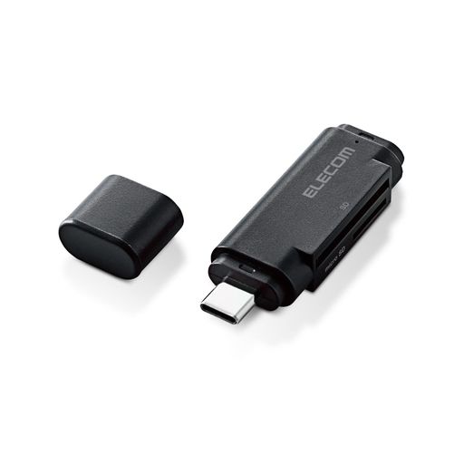 スティックタイプで簡単に持ち運べて、最新規格のUSB Type-Cコネクタを搭載したメモリリーダライタです。 USB Type-Cコネクタ搭載のパソコンやスマートフォンで使用可能です。 1万回の挿抜に耐える堅牢なコネクタを採用しています。頻...