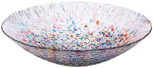 本体サイズ:約最大径345mmx高さ90mm 本体重量:約1700g 素材・材質:ソーダガラス 生産国:日本 青森県伝統工芸品指定「津軽びいどろブランド」 青森県の「ねぶた祭り」をイメージして創作されたデザイン。 職人による手作りのため、寸...