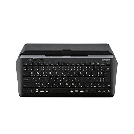 タブレットをキーボードにスタンドできる形状のデザインを採用した、据え置き型タブレット用キーボードです。 通常のキーボードより重たい設計で、安定したタイピングを実現しています。 付属のタブレットアジャスターを使用することで、スタンド部分を3段...