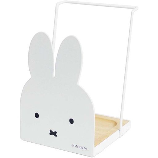キッチン収納、装飾品 サイズ(約):15x10x11cm、重量:260g、材質:本体/スチール(粉体塗装)、トレイ/天然木、生産国:中国 かわいいミッフィーの調理器具スタンド。 お玉や鍋フタを置くことができます。 レシピ本なども置くことがで...