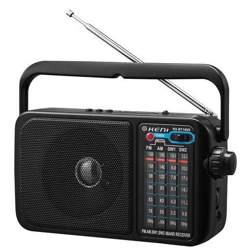 【特 長】 ◆ワイドFM/AM/SW1/SW2に対応 ◆USB/SD/TFカードの再生が可能 ◆乾電池/AC電源2WAY対応 ◆持運びに便利な取っ手付き ◆FM/SWロッドアンテナ搭載 【電源2WAY対応】 電源の供給方法はAC電源と乾電池...
