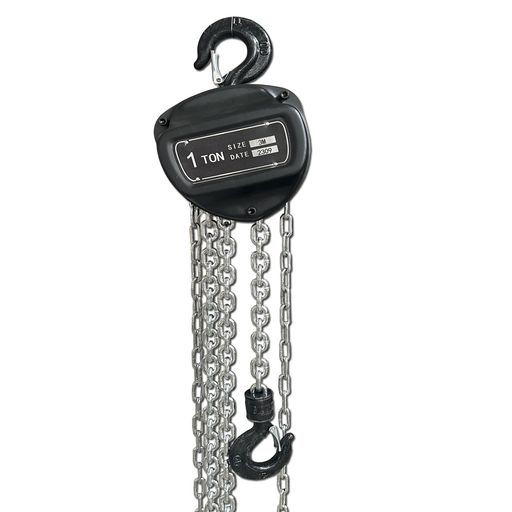 【チェーンブロック】最大吊上荷重:1T、最大巻上長さ:3m、1t巻上時の手引力:304N、最大巻上時のフック間距離:280mm、質量:10kg 【吊り上げ 1000kg 】チェーンブロックは少ない力で重い荷物や重量物を吊り上げて、操作も簡単...