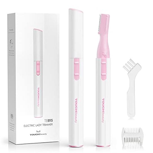 【一台多役&amp;丸い刃先で肌当たりが優しい】TOUCHBeautyの眉シェーバーは可動式と固定式の刃が毛を挟んでカットする仕組みなので、効率よくシェービングできるのも魅力です。 約0.12mmの薄い刃を搭載しており、水がなくてもすっきり...