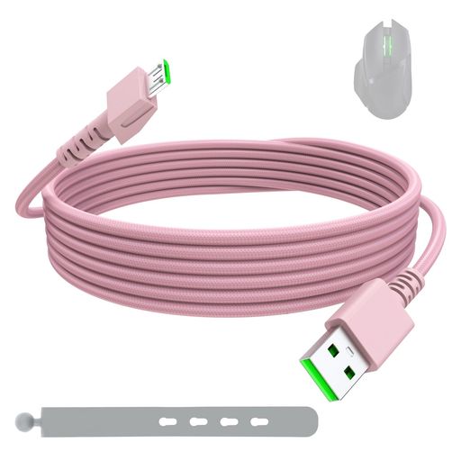 幅広い互換性:RazerViperUltimate、BasiliskUltimate、ViperV2Pro、ViperProなど複数のRazerゲーミングマウスに対応したMicroUSB充電ケーブルです。お使いのデバイスに安定した接続と充電...
