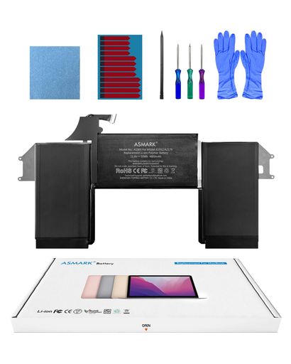 【バッテリーモデル】A1965、満充電容量:55Wh 4800mAh、電圧:11.4V、対応機種:MacBook Air 13インチ A1932(2018年末、2019年)。 【高度な品質】全新しい5.0テクノロジーのアップグレード、長持ち...
