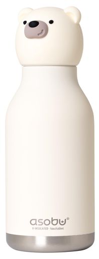 容量:460ml サイズ:φ7cmxH20cm 対象年齢:5歳以上 ステンレス鋼・シリコン・ポリプロピレン 食洗器不可