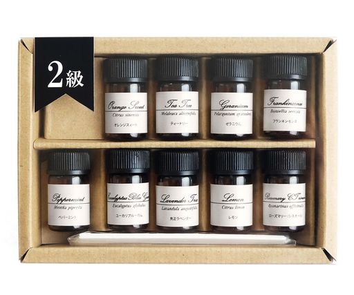サイズ:1mlx9本 香り:アロマテラピー検定2級 内容量:9ml