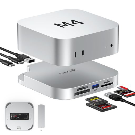 【クリエイターに最適な10GbpsCFexpressカードリーダー】NewQMacminiM4Dockは、TypeBおよびTypeAカードに対応したプロ仕様のCFexpressカードリーダーを搭載しています。写真家、コンテンツクリエイター、...