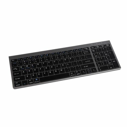 【Bluetooth接続とUSB接続両対応】ブルートゥースキーボードにBluetoothとワイヤレス2.4 GHzの2種類の接続方式が搭載されています。4つのデバイスを同時に接続でき、切替ボタンを押すだけで、接続されたデバイスの中ですばやく...