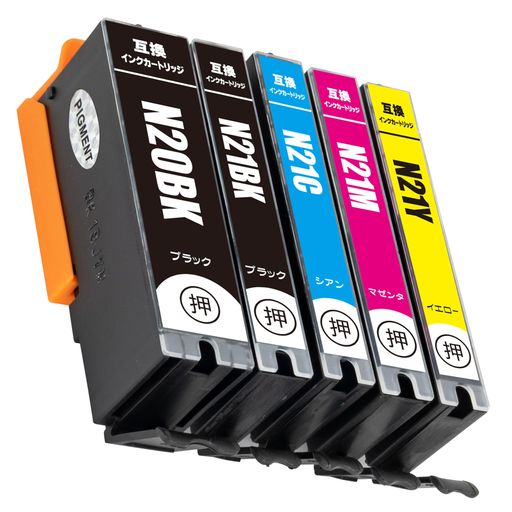 XKI-N21+N20/5MPキヤノン用XKI-N21(BK/C/M/Y)+N205色セット互換インクカートリッジ 【対応メーカ】XKI-N21(BK/C/M/Y)+N20キャノン用互換インクカートリッジ 【純正品番】XKI-N21+N20...