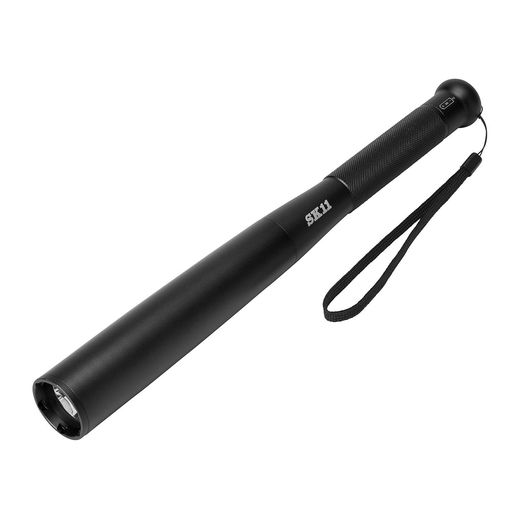 使用電源:単3乾電池x3本 明るさ(最大):90lm(HIGH)、25lm(LOW) 点灯時間:5時間(HIGH)、33時間(LOW) 照射角度:5度 サイズ:約308x34mmx34mm、質量:240g、材質:アルミ