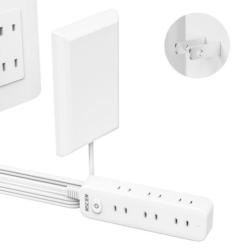 「コンセントカバー付き」:コンセントプラグはカバーが付いています。プラグピンを含まないカバーサイズは約148.2mmx95.2mmx19.5mmです。※ご注意:2Mの延長コードにはケーブルクリップが付いていません。3Mと5Mの延長コードには...