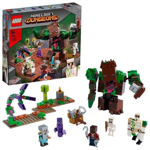レゴマインクラフト ジャングルの魔物(21176)は、マインクラフトファンにとって見逃せない、魔物が主役の組み立てセットです。危険が迫っているゲームでおなじみのキャラクターとハラハラドキドキの仕掛けや機能がいっぱいです。 ジャングルの魔物の...