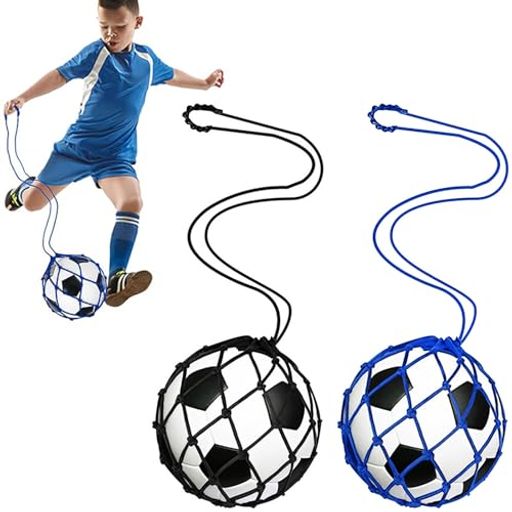 【仕様】:サッカートレーニングネットバッグ2個入り、色は黒と青、全体の長さは約115cmで、収納袋部分は40cmまで伸ばすことができる。 【製品マテリアル】:このサッカートレーニングネットバッグは良質なナイロン素材で作られており、丈夫で耐摩...