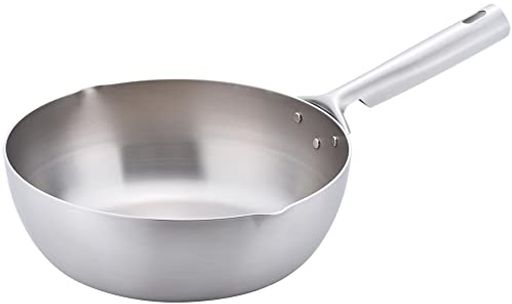焼く、炒める、揚げる、茹でる、煮る サイズ(約):幅40x奥行25.5x高さ13cm、内径24x深さ8cm、底径16cm、容量:3L 本体重量(約):950g 素材・材質:本体/アルミ三層クラッド (底厚2mm)、ステンレス (クロム18%...