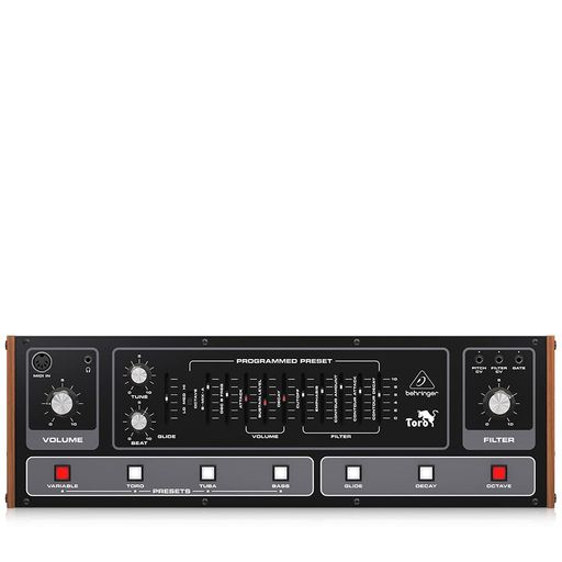 伝説的なベースシンセサイザー"Taurus I"の回路とサウンドを再現したアナログシンセサイザー VCO、VCF、VCA設計に基づいた完全なアナログシグナルパス 響くような重低音のベースサウンドから激しいリードサウンドまでをカバーする5オク...