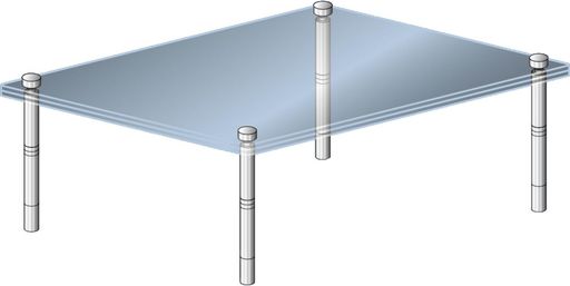 プレミアムパーツコレクション 高級感あるアクリルと金属の質感アクリル(クリア)と、金属(アルミ)で構成された、コレクション用のディスプレイベース 段飾りやタワーなど、立体的なディスプレイが可能 アクリル板(2mm厚)x2枚 / キャップx8...