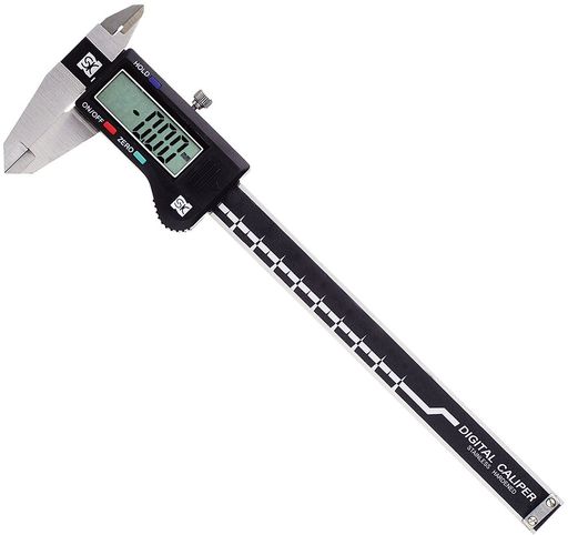 サイズ:全長167x全幅60mm 重量:88g 材質:ステンレス鋼 用途:材料の寸法測定、内外側、段差、深さ測定等 測定範囲:0~100mm 最小読取値:0.01mm 使用電池:SR44(酸化銀電池)1個(テスト用付属) 仕様:ハードケース...