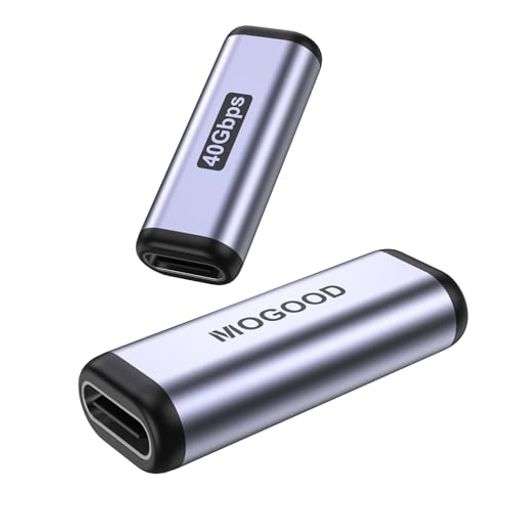 【USB C 中継アダプタ】USB C メスメス中継アダプタ2本の短いUSB Cケーブルを接続して延長することをサポートし、ケーブルが短すぎる問題をよく解決しました。データ転送、急速充電、ビデオパススルーをスムーズに行うことができます 【耐...