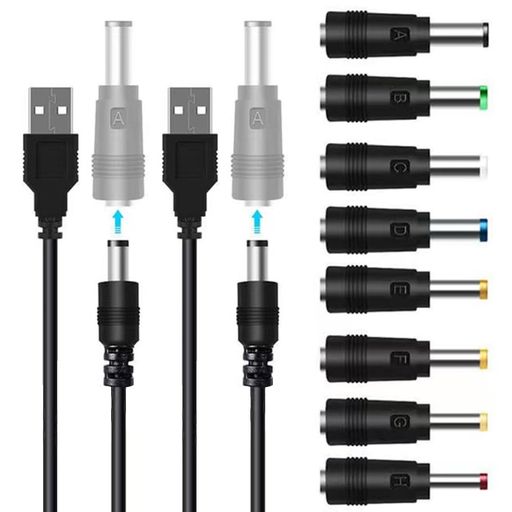 極性:中心の穴「+」、プラグの外側「ー」 ケーブル負荷(DCプラグ側):DC5V0.5A~2A(10W) ケーブル仕様:入力側:USBA-TYPEオス出力側:DCプラグ外径5.5mmx2.1mmオス ケーブル長:約1m重量:約23g*急速充...