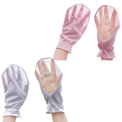 【商品仕様】:サイズ:長さ28cm、幅13cm。2セット(グレー+ピンク) 【高品質素材】柔らかい素材で作られた本製品は紫外線防止機能を持ち、速乾性に優れ、通気性が抜群です。涼しく肌に優しい素材で、蒸れにくい仕様となっています。 【製品特徴...