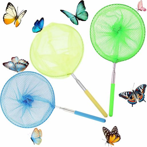 【製品仕様】 伸縮式虫取り網、サイズ約:18(網直径)cm 、網袋深さが20cm、最大長さは82cmで、収縮後の長さは36cmです。重さ約:80g。 【優れた素材】網:優れたナイロン、棒はステンレス鋼で作られており、破損しにくく耐摩耗性高い...