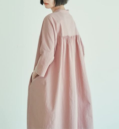 Sewing Pattern Studio 縫い代付き型紙・パターン バンドカラーシャツ MサイズSB-0038 ■参考材料用尺(左からS・M・L ) <表布 110cm幅> 3m30cm・3m40cm・3m50cm <接...