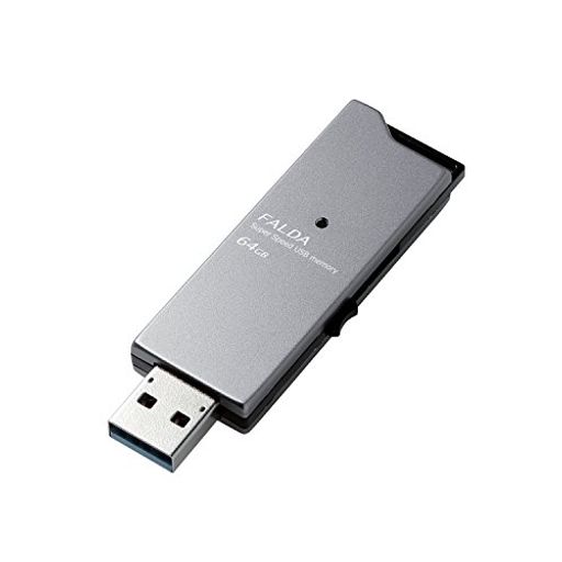 [特徴]読込速度180MB/sの超高速データ転送を実現するUSB3.0メモリ 高級感のあるスタイリッシュなアルミ素材を使用 [容量]64GB [インターフェース]USB3.0 [対応OS:1]Windows 10/8.1/8/7(SP1含む...