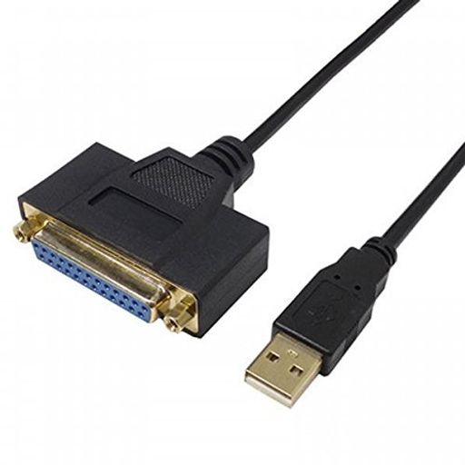 USB to パラレル25ピン(1.0m)、金メッキ仕様